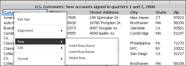 Adding A New Column Header Row